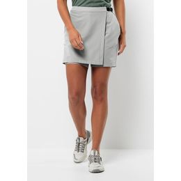 Jack Wolfskin Damen Hosenrock "WANDERMOOD SKORT W", grau, Gr. 38, OBERSTOFF: 90% POLYAMID, 10% ELASTHAN; Futter: 100% POLYESTER, R&ouml;cke