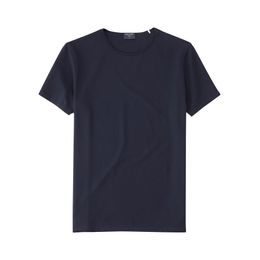 OLYMP Herren T-Shirt "Casual", blau, Gr. M, Jersey, Obermaterial: 95% Baumwolle, 5% Elasthan, Shirts