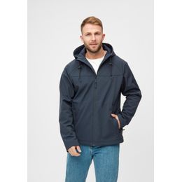 Derbe Herren Softshelljacke "Isleby", blau, Gr. XXXL, Obermaterial: 100% Polyester; Futter: 100% Polyester, Jacken, Wasserabweisend, winddicht,