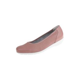 Natural Feet Damen Ballerina "Annabelle", Gr. 38, rosa, Leder, Schuhe, mit federnder Laufsohle
