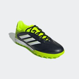 Fußballschuh adidas Performance "COPA PURE 3 LEAGUE KUNSTRASEN E", Gr. 43, weiß (core schwarz, cloud weiß, lucid lemon), Synthetik, Schuhe, geeignet für harte Untergründe Asche und Kunstrasen
