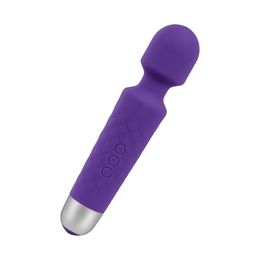 EIS Wiederaufladbarer Massager aus Silikon, 20 cm