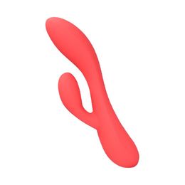 Smooth Ultra Soft Silicone Rabbit Vibrator, 20 cm
