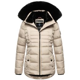 Navahoo Damen Winterjacke "Lissandra", grau, Gr. L, Obermaterial: 100% Polyester; Innenseite: 100% Polyester, Jacken, mit hochwertigem Steppdesign
