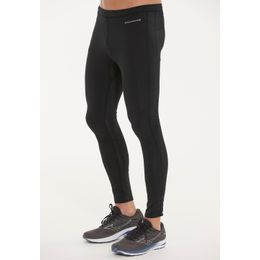 Endurance Herren Lauftights "ZANE Wintertight XQL", schwarz, Gr. S, unifarben, 90% Polyester, 10% Elasthan, Hosen, mit w&auml;rmendem Innenfleece