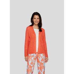 Rabe Damen Strickjacke "Strickjacke", orange, Gr. 42, unifarben, 50%Baumwolle, 50%Polyacryl, Strickjacken