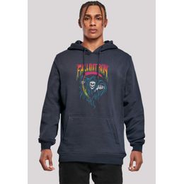 F4NT4STIC Herren Kapuzenpullover "Fall Out Boy Rock And Roll Reaper", blau, Gr. S, Obermaterial: 65% Baumwolle, 35% Polyester, Pullover, Premium