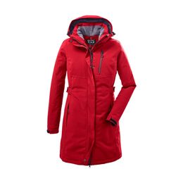 Killtec Damen Parka "KOW 165 WMN PRK", rot, Gr. 42, Oberstoff: 100% Polyester, Futter: 100% Polyester, Wattierung: 100% Polyester, Jacken, Wasser-