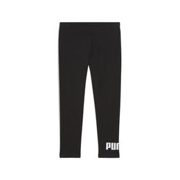Puma Damen Leggings "ESS No. 1 Logo 3/4 Leggings Damen", schwarz, Gr. XXS, Obermaterial: 5% Elasthan, 95% Baumwolle, Hosen