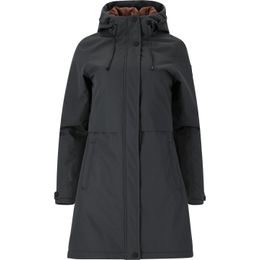 WHISTLER Jungen Parka "Mullie jr", grau, Gr. 152, mehrfarbig, 100% Polyester, Jacken, mit verstellbarer Kapuze