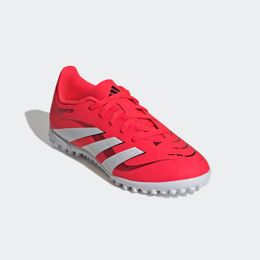 Mädchen Fußballschuh "PREDATOR CLUB KIDS TF", adidas Performance, Gr. 38, rot, Synthetik, Schuhe