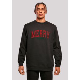 F4NT4STIC Herren Sweatshirt "Weihnachten Varsity Retro", schwarz, Gr. XL, Obermaterial: 50% Baumwolle, 50% Polyester, Sweatshirts, Premium Qualität