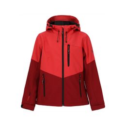 WHISTLER Jungen Softshelljacke "Rosea", rot, Gr. 152, unifarben, 100% Polyester, Jacken, mit wasserdichter Membran