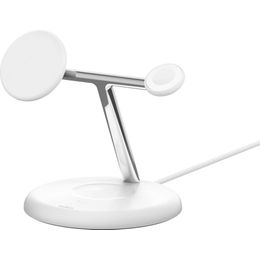 Belkin, MagSafe Qi2 15W 3-in-1 Ladestation iPhone AirPods Apple Watch, Weiß