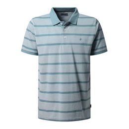 Pierre Cardin Poloshirt Herren Größe XXL türkis / hellgrau