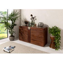 Sideboard Mango 135x45x75 braun lackiert Amsterdam #28