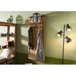 Wandgarderobe Mango 59x32x145 natur lackiert RAILWAY #1009
