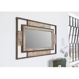 Spiegel Mango 76x4x122 braun lackiert HEAVY INDUSTRY #255