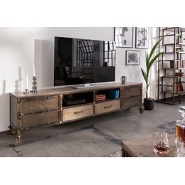 TV-Board Mango 220x40x60 braun lackeirt HEAVY INDUSTRY #232
