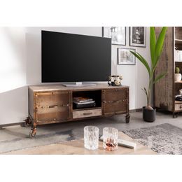 TV-Board Mango 150x40x60 braun lackiert HEAVY INDUSTRY #219