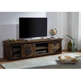 TV-Board Mango 180x55x50 braun lackiert RAILWAY #445