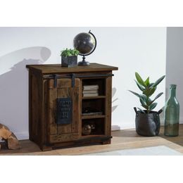 Kommode Mango 70x45x70 braun lackiert RAILWAY #424