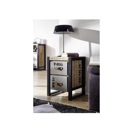 Beistelltisch Mango 45x40x60 natur bedruckt FACTORY #123