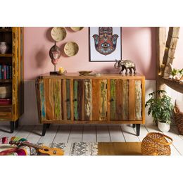 Sideboard Altholz 150x45x86 mehrfarbig lackiert SIXTIES #111