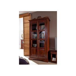 Vitrine Akazie 98x46x191 nougat lackiert OXFORD #440