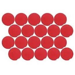 Maul MaulPro Whiteboard-Magnete Rot 2 kg Tragf&auml;higkeit 33 mm 20 St&uuml;ck