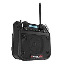 PerfectPro DABPRO Baustellenradio DPR2 Schwarz