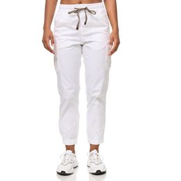 Tazzio Cargo Pants 'F600' female White size XXL