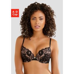 JETTE Push-up-BH mehrfarbig Gr. 70C. Mit Integriertem Kissen und mit B&uuml;gel