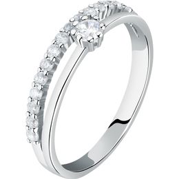 Live Diamond, Ring, Damenring, (54, 375/9 K Gold)
