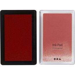 Creativ Company, Stempel, Stempelkissen Ink Pad, 9 x 6 x 2 cm Rot