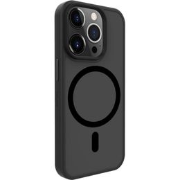 Evelatus iPhone 15 Pro Hybird Case With Magsafe PC+TPU (Apple iPhone 15 Pro), Smartphone Hülle, Schwarz