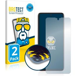 BROTECT Full-Cover Displayschutz (2 Stück, Samsung Galaxy S20 5G), Smartphone Schutzfolie, Transparent