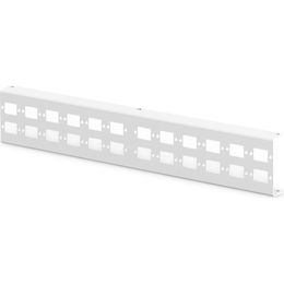 Digitus Adapterplatte für LWL Unibox zur Wandmontage, Medium, Server Zubehör, Grau