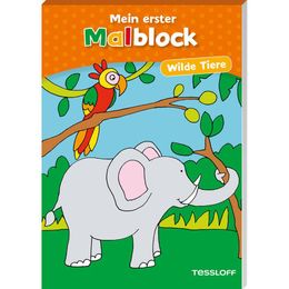 Tessloff Mein erster Malblock Wilde Tiere