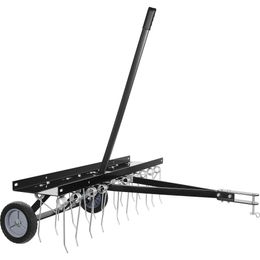 Wiltec, Vertikutierer, Vertikutierer 100cm für Aufsitzmäher Rasenlüfter Rasenpflege Rasentraktor