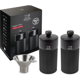 Peugeot Geschenkbox, Pfeffermühle + Salzmühle, Schwarz
