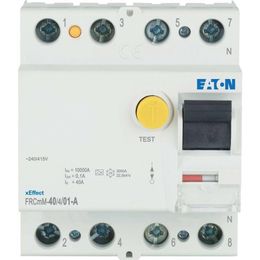 Eaton, Schutzschalter, FI-Schalter, 40A, 4p, 100mA, Typ A 170339