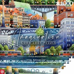 Good Loot Puzzle 1000 Titas Brizovskis Brücken von Warschau (1000 Teile)