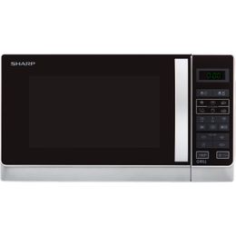 Sharp R642inw, Mikrowelle, Silber