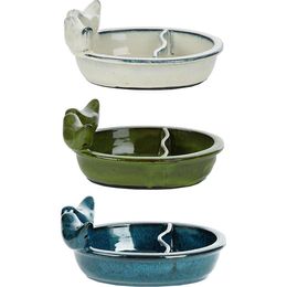 Esschert Design Futter- / Trinkschale farblich sortiert, Vogelhaus