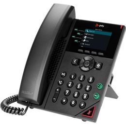 HP Poly VVX 250 4-IP PH PoE-e No localizati, Telefon, Schwarz