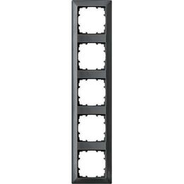 Siemens, Zubehör Schalterprogramm, Rahmen 5f carb glz DELTAline Kst 5TG2555-6
