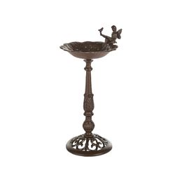 Beliani Vogelbrunnen LARK in Braun - (W) 24 x (H) 53 x (L) 24 cm | Gr.: onesize
