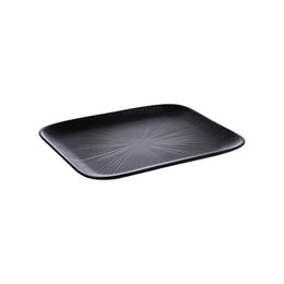 APS GN 1/2 Tablett "NERO" in Schwarz 32,5 x 26,5 cm, H: 2,5 cm | Gr.: onesize
