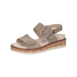 Caprice Sandale in TAUPE SUEDE | Gr.: 36